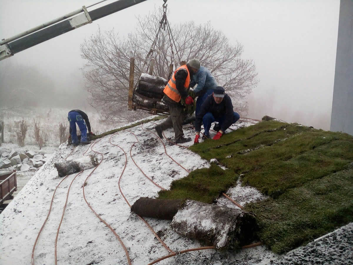ODU Green Roof • Can we install a green roof in the winter?
